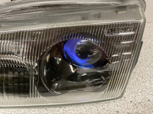 DENJI Gen-1 Projector Headlight Set Black/ION Blue/OEM RHD - Civic EG ...