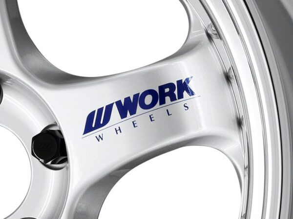 WORK Wheels Blue WORK Wheels Spoke Sticker - JPD Japan / ジェイ ピー ディー ジャパン