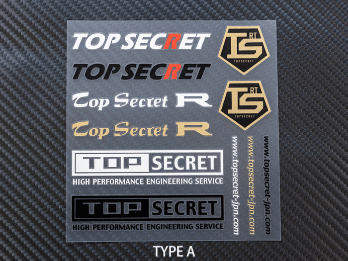 Top Secret Assorted Stickers Type A - JPD Japan / ジェイ ピー ディー ジャパン